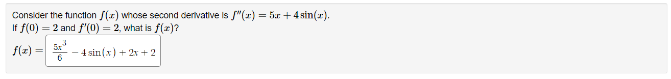 Solved Consider the function f(x) whose second derivative is | Chegg.com