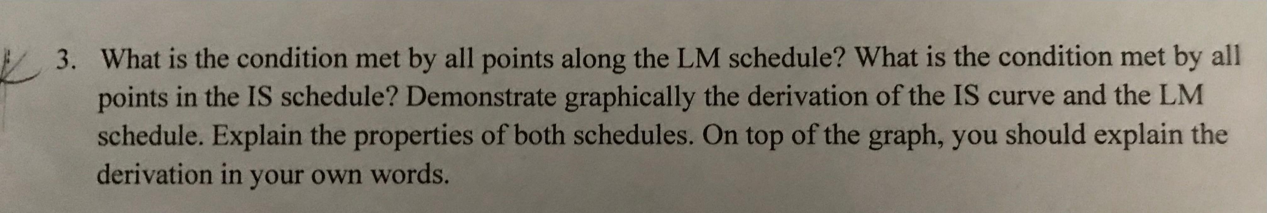 Solved 3. What is the condition met by all points along the | Chegg.com