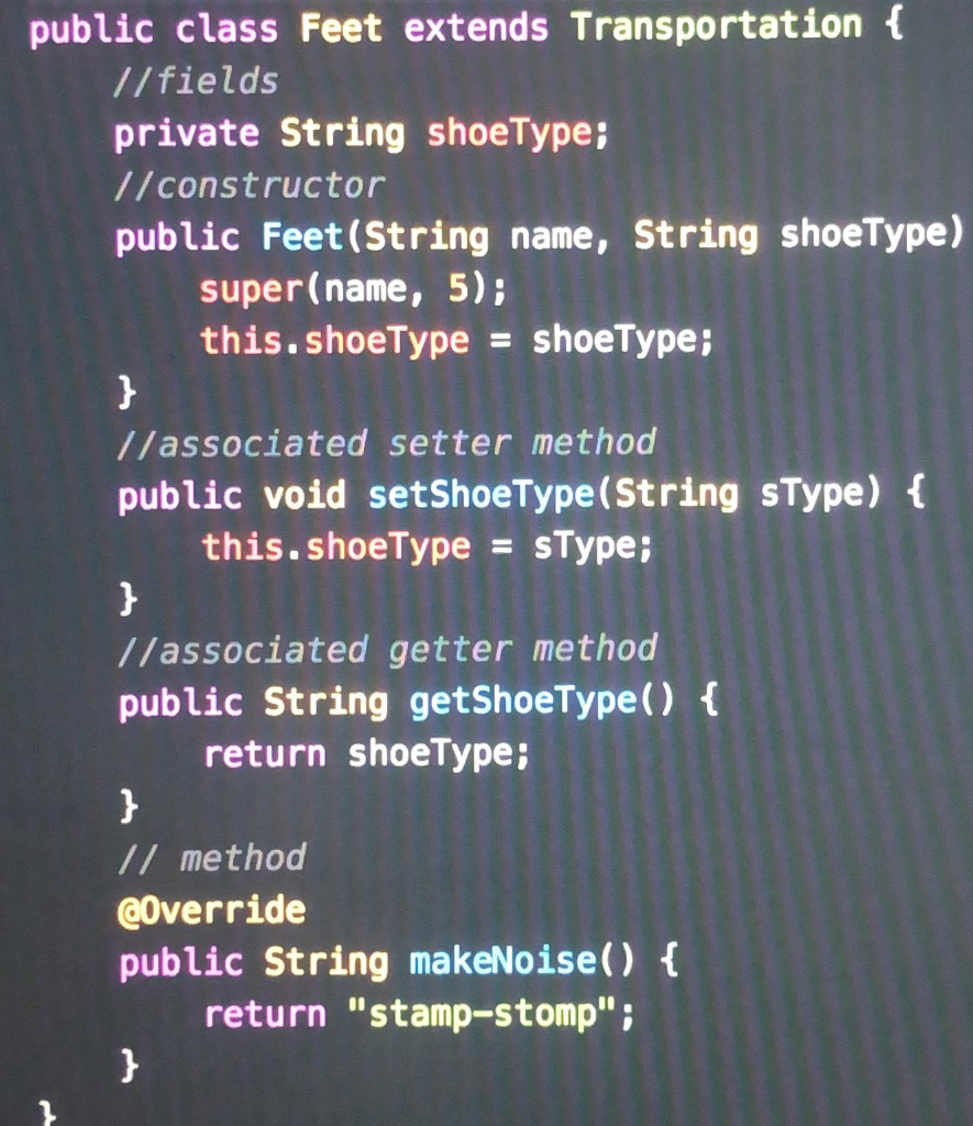 Solved Language: Java I am trying to make a class called | Chegg.com