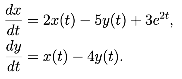 Solved system of linear equations (a) Find a second order | Chegg.com