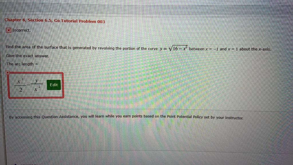 Solved Chapter 6, Section 6.5, Go Tutorial Problem 003 X] | Chegg.com