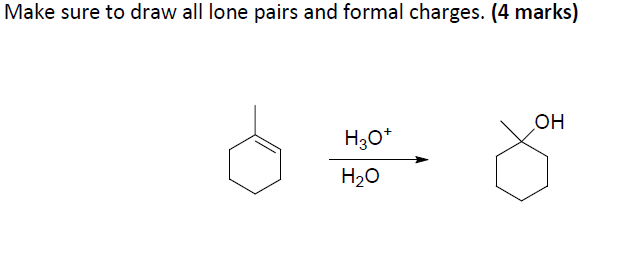 Solved Make sure to draw all lone pairs and formal charges. | Chegg.com
