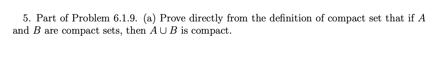 Solved 5. Part of Problem 6.1.9. (a) Prove directly from the | Chegg.com