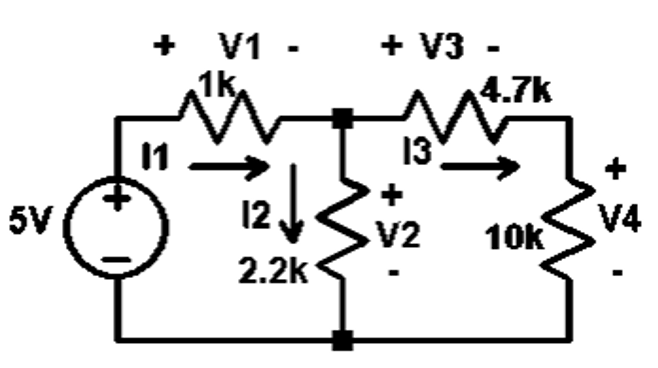 Solved For the circuit, write one KCL and two KVL equations. | Chegg.com Solved For the circuit, write one KCL and two KVL equations. | Chegg.com