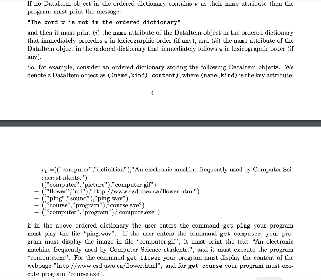 Solved For This Assignment You Need To Implement An Ordered