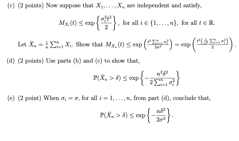 Solved Hoeffding's inequality provides an upper bound on the | Chegg.com