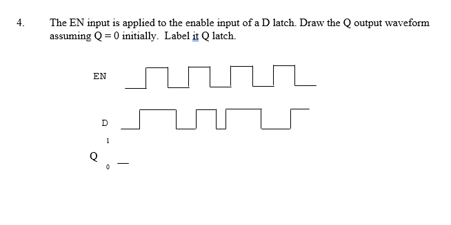 Solved The EN input is applied to the enable input of a D | Chegg.com
