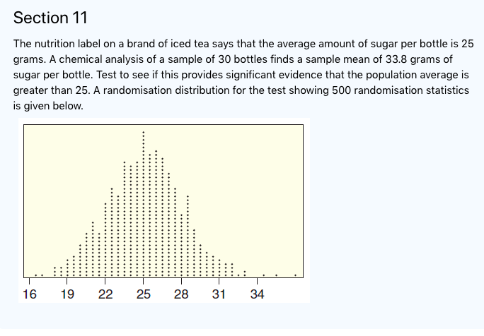 Solved (i) What is the null hypothesis and what is the | Chegg.com