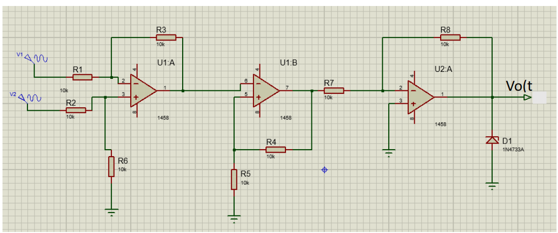 Solved Given the following circuit. It is known | Chegg.com