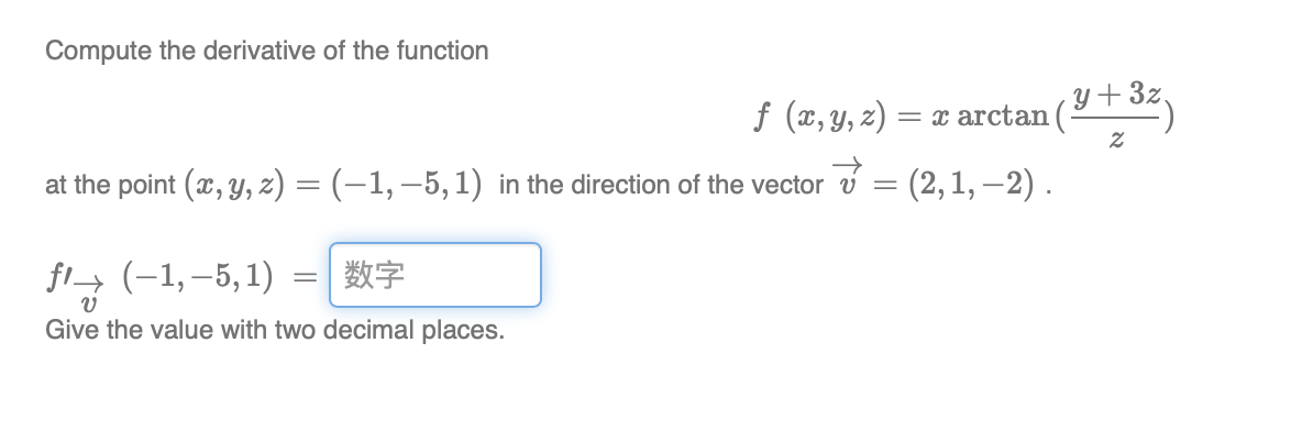 Solved Compute the derivative of the function y + 32, f (x, | Chegg.com