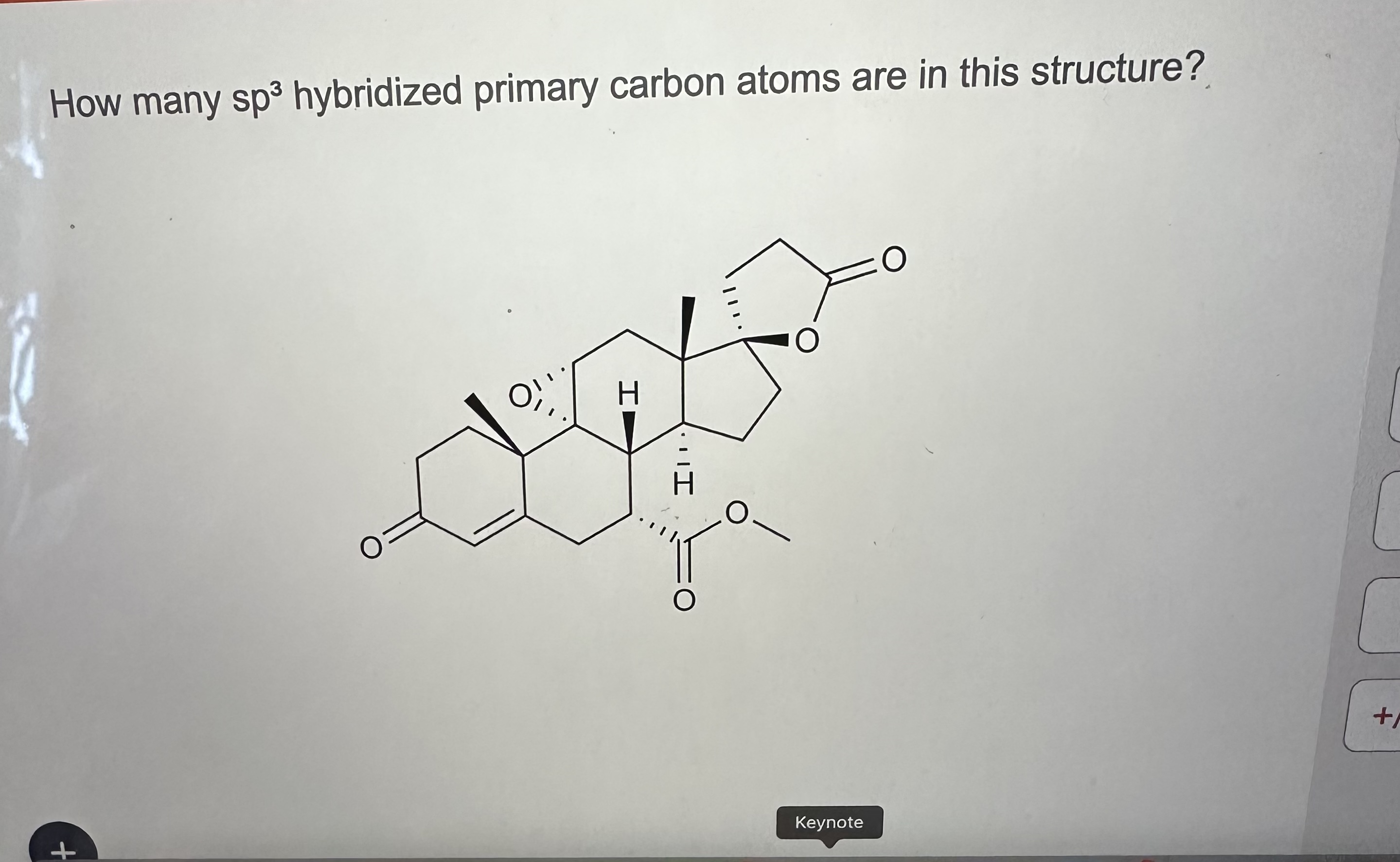 Solved How many sp3 hybridized primary carbon atoms are in | Chegg.com