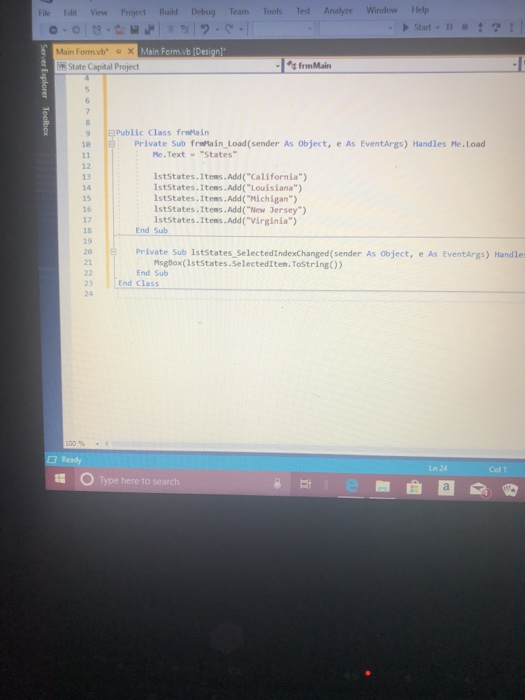 Solved Create a Windows Form application. Use the following | Chegg.com