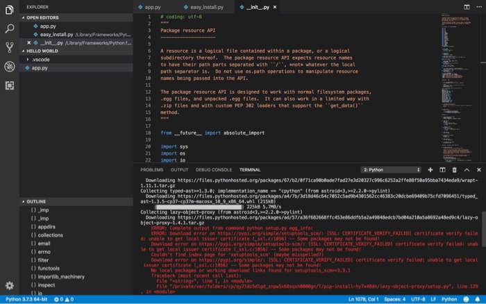 Solved im trying to install pylint by upgrade pip3 but it | Chegg.com