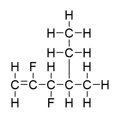 Solved 1. The name for the chemical structure in the | Chegg.com