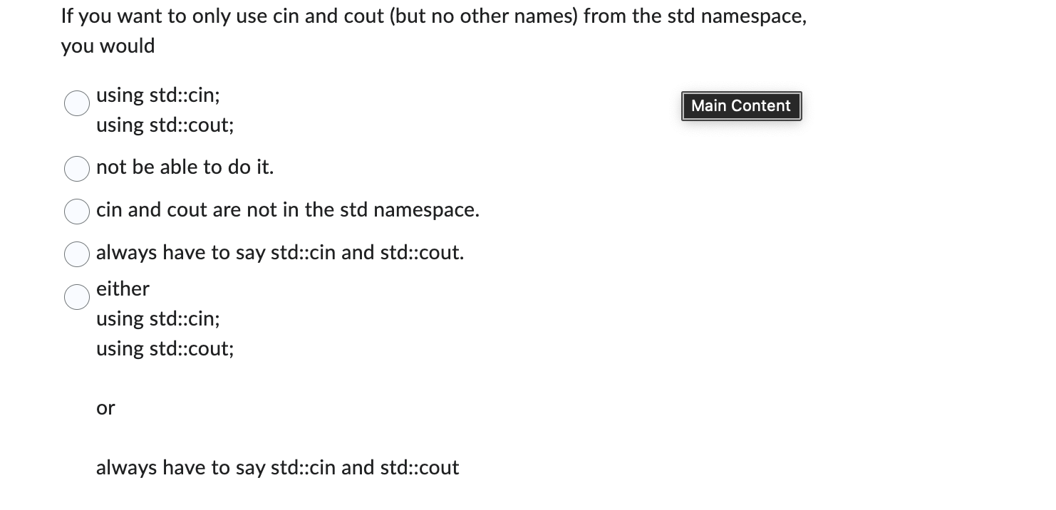 Solved If you want to only use cin and cout (but no other | Chegg.com