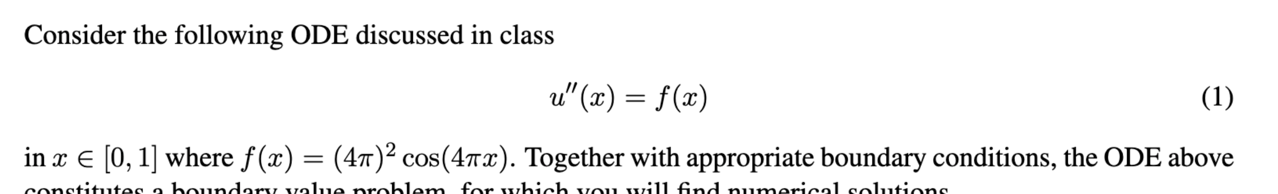 Solved 5. 20 pts. Implement a computer code that solves the | Chegg.com