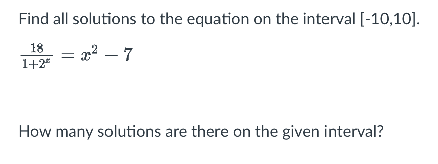Solved Find all solutions to the equation on the interval | Chegg.com