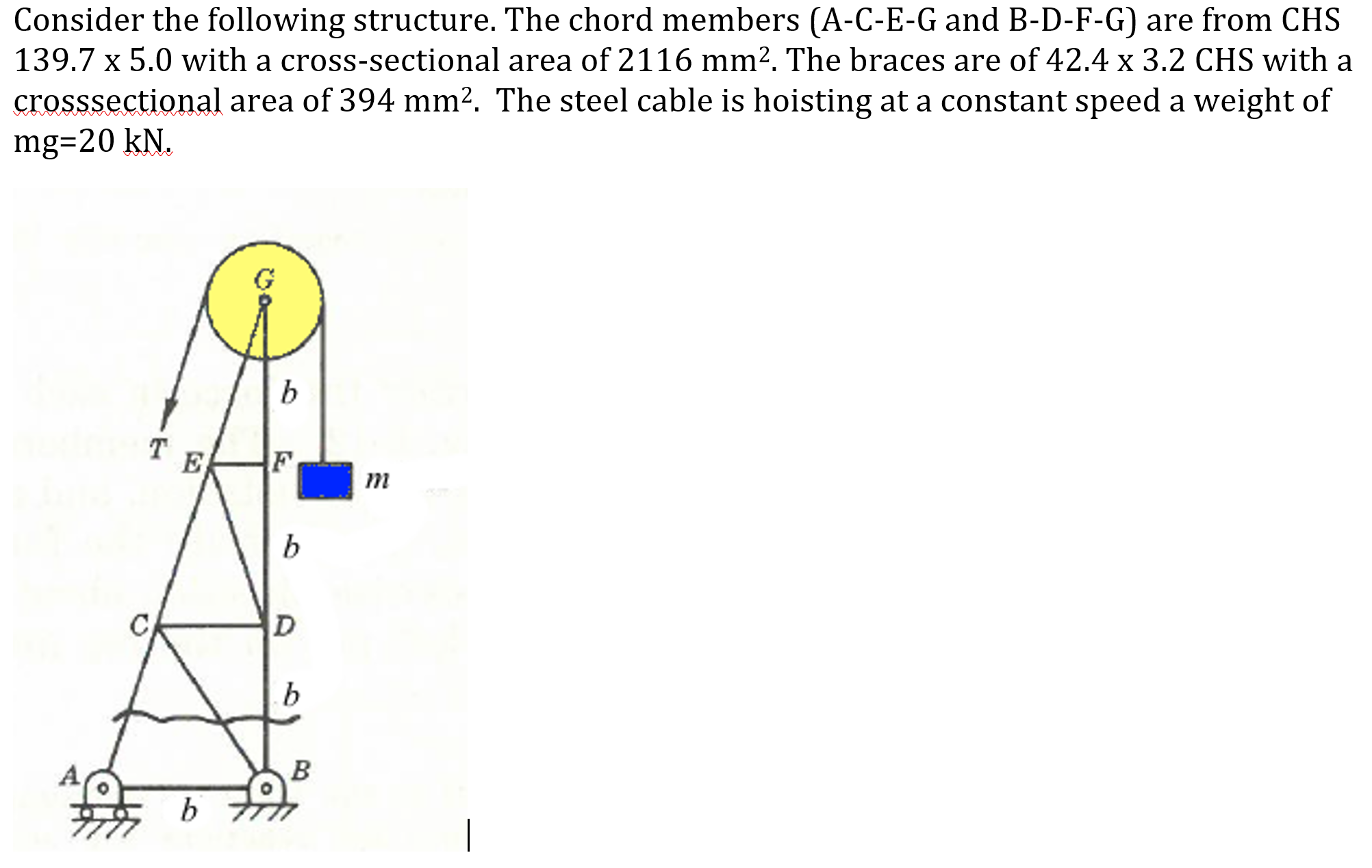 Solved Consider the following structure. The chord members | Chegg.com