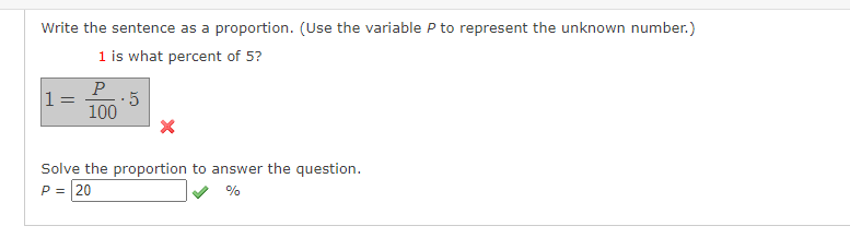 Solved Write The Sentence As A Proportion Use The Variable Chegg