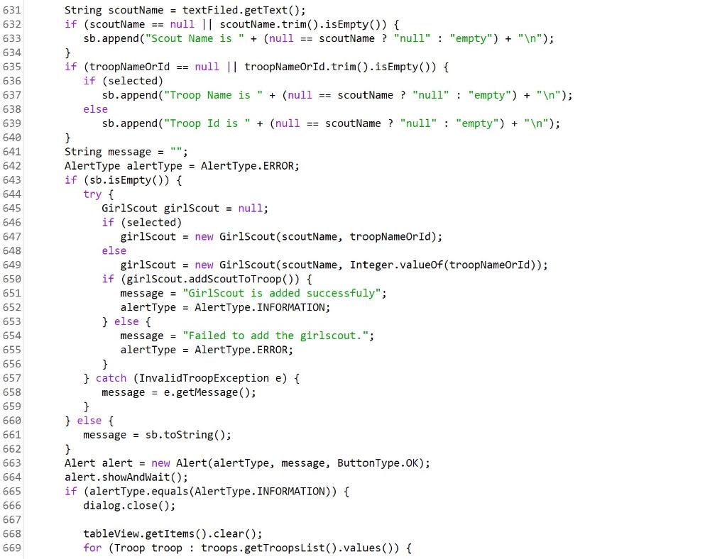 Solved I have been trying to insert help class that briefly | Chegg.com