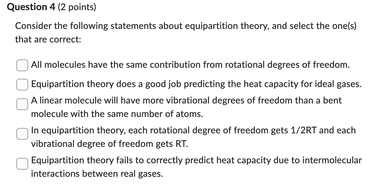 Solved Question 4 (2 ﻿points)Consider the following | Chegg.com