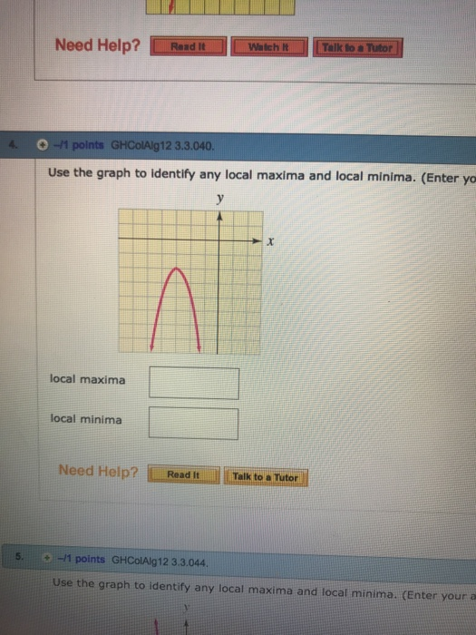 Solved Need Help?RandIt Watch K Talk to Tutor リー/1 points | Chegg.com