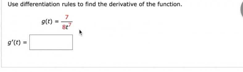 Solved Use differentiation rules to find the derivative of | Chegg.com