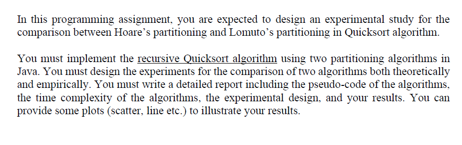 Solved In this programming assignment, you are expected to | Chegg.com