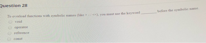 Solved he copy constructor for a class is called Owhen | Chegg.com