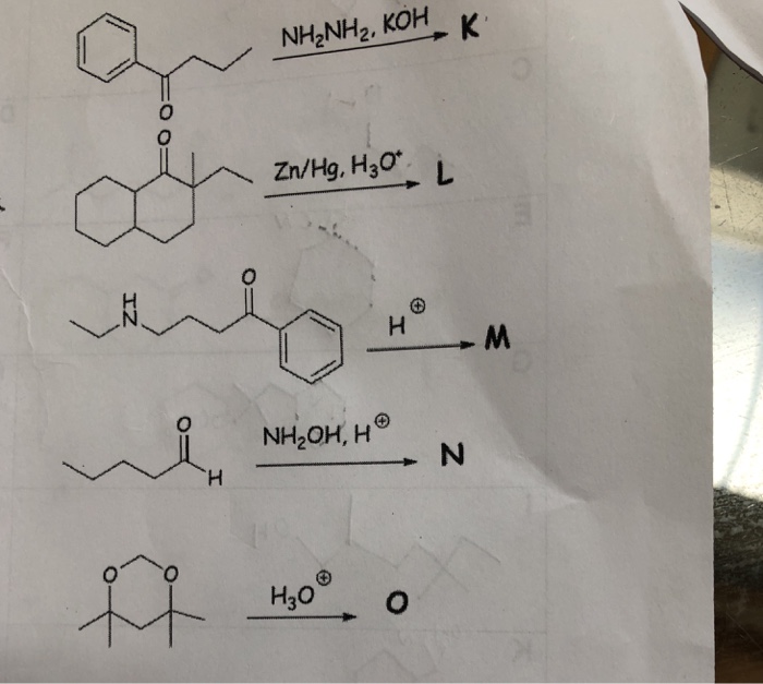 Solved NH2NH2, KOH 0 从 H ONH2OH, NH2OH, H H30 | Chegg.com