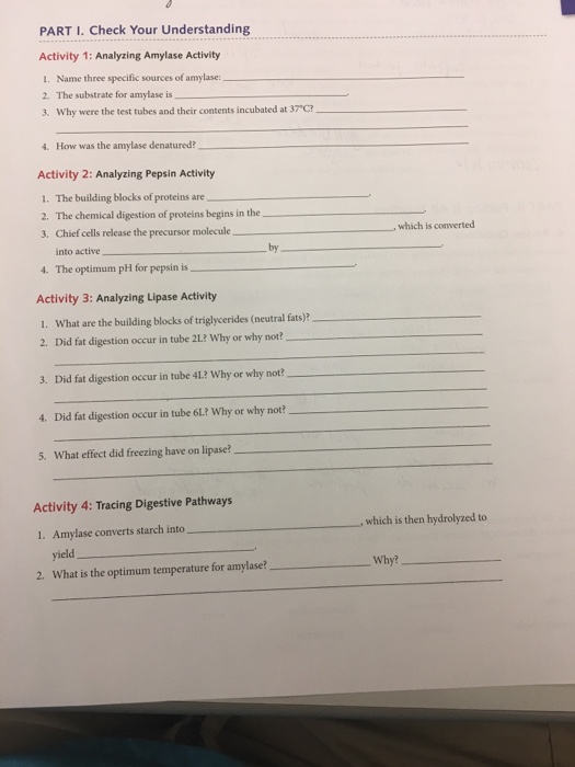 Solved PART I. Check Your Understanding Activity 1: | Chegg.com