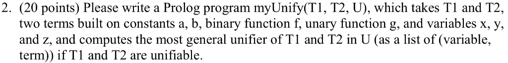2 20 Points Please Write A Prolog Program 
