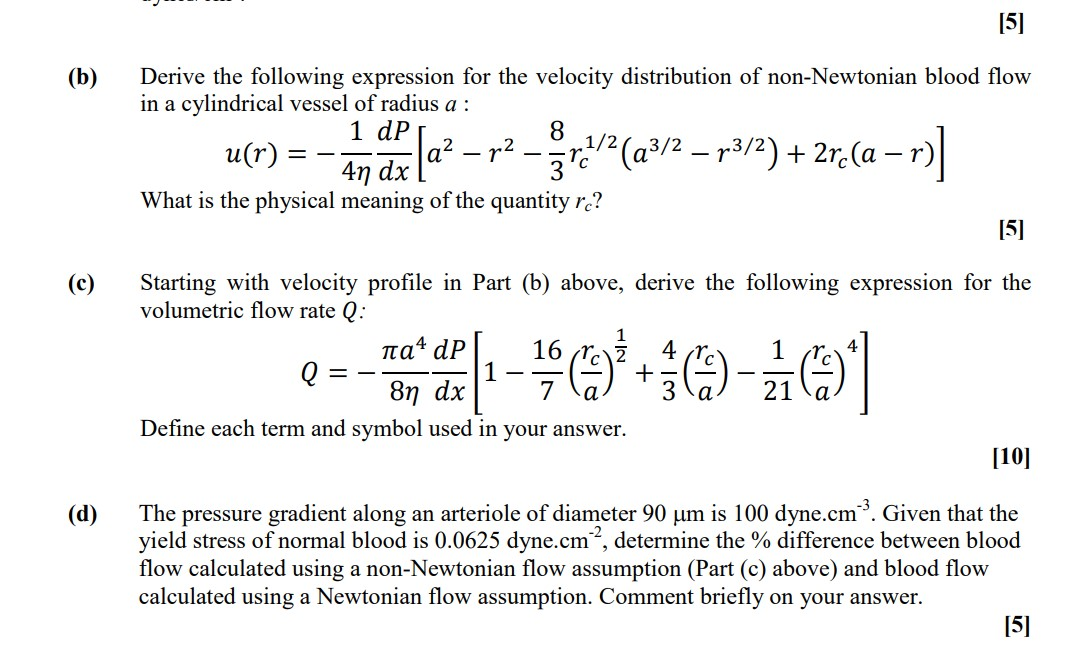 Solved Derive the following expression for the velocity | Chegg.com