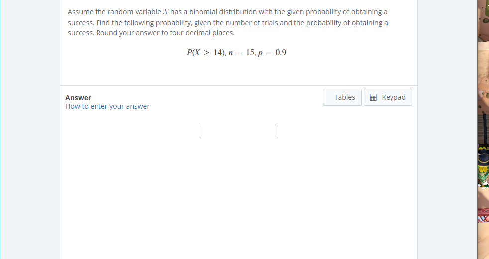 Solved Assume the random variable Xhas a binomial | Chegg.com