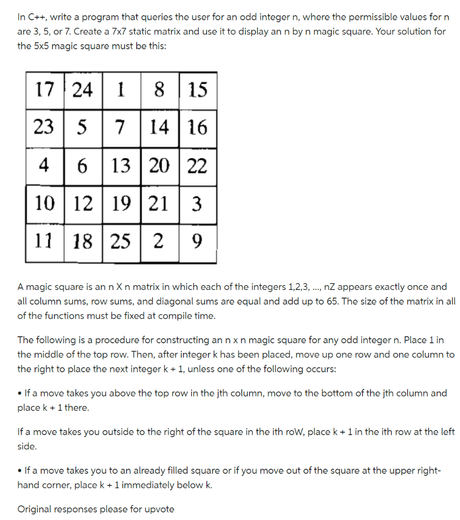 Solved In C++, write a program that queries the user for an | Chegg.com