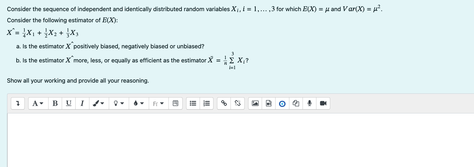 Solved Consider the sequence of independent and identically | Chegg.com