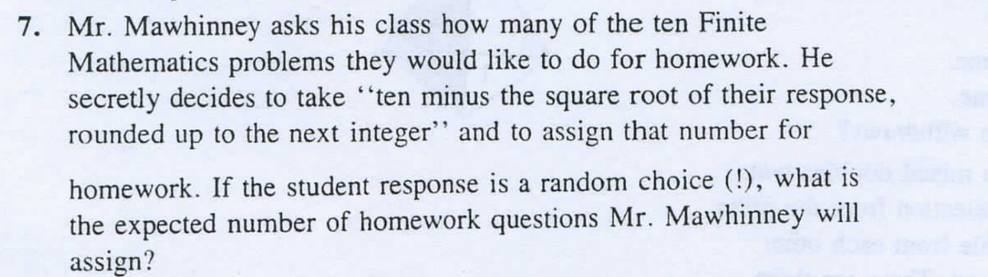 Solved The answer to the question is 9. But how do I get | Chegg.com