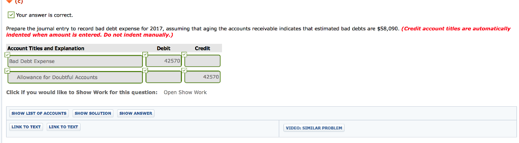 Solved Problem 8-2A (Part Level Submission) At December 31, | Chegg.com