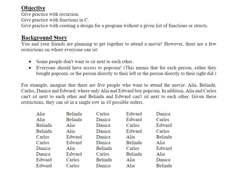 Solved Objective Give practice with recursion. Give practice | Chegg.com