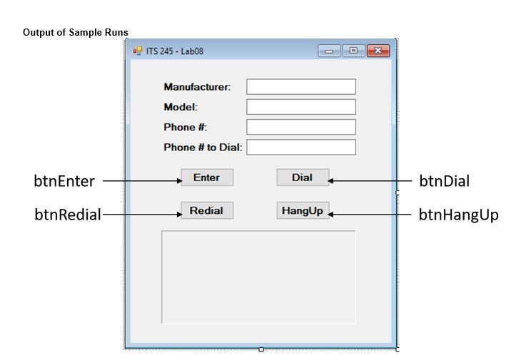 Solved ITS 245 - Integrative Programming Lab 08 - First GUI | Chegg.com