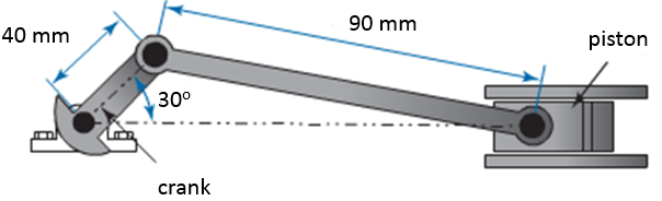Solved Analytically determine the linear displacement of the | Chegg.com Solved Analytically determine the linear displacement of the | Chegg.com