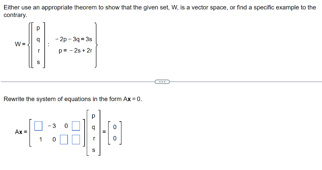 Solved Either use an appropriate theorem to show that the | Chegg.com