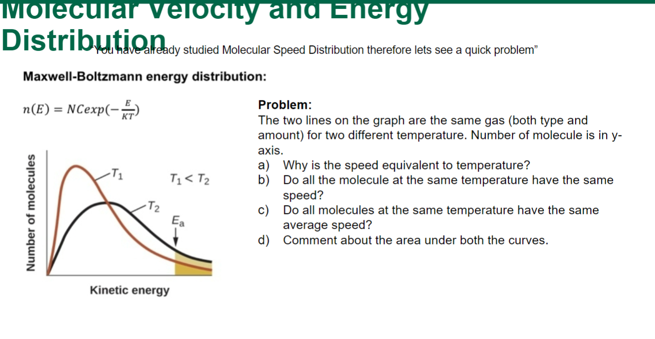Solved Maxwell-Boltzmann energy distribution: | Chegg.com