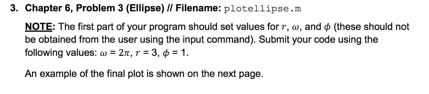 Solved MATLAB ONLY MATLAB ONLY NO FPRINT NO WHILE ONLY FOR | Chegg.com
