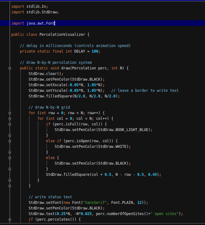 import dsa.WeightedQuickUnionUF; import stdlib.In; | Chegg.com