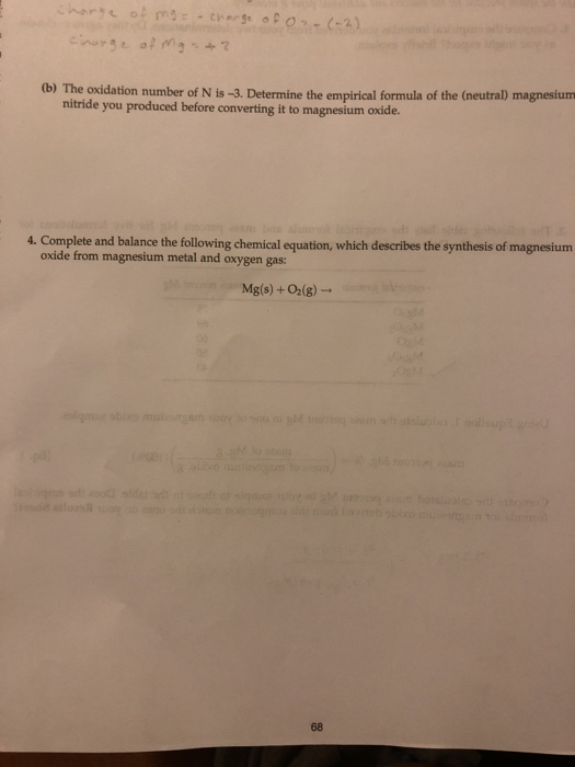 The Chemical Equation For Synthesis Of Magnesium Oxide From And Oxygen ...