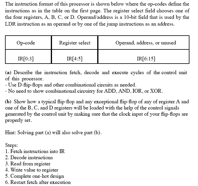 Problem: A hypothetical accumulator processor is | Chegg.com