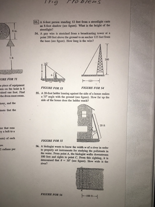 Solved 53. A 6-foot person standing 12 feet from a | Chegg.com