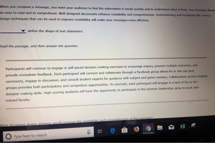 Solved When you compose a message, you want your audience to | Chegg.com