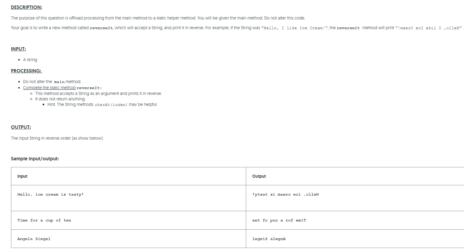 Solved DESCRIPTION: The purpose of this question is offload | Chegg.com